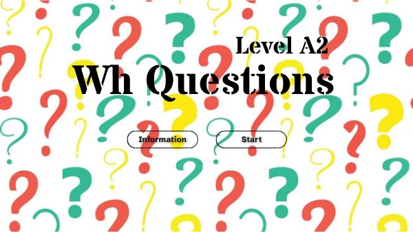 Wh Questions | Genially