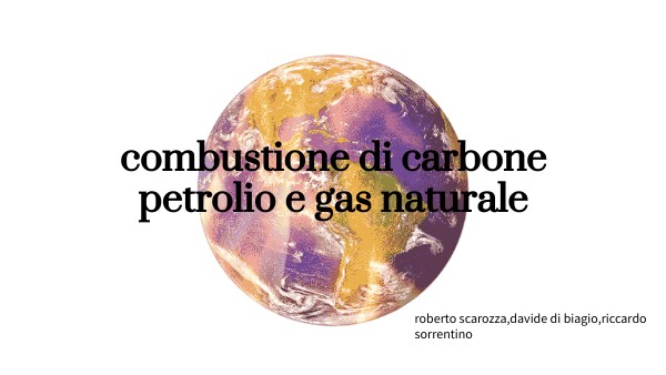 Presentazione combustibili fossili