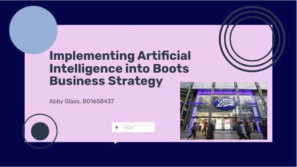 AI within Boots | Genially