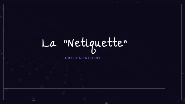 La netiquette | Genially