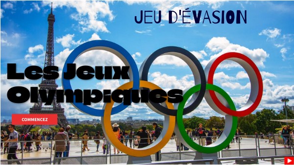 Klas 3 of bovenbouw FRJeu d'Évasion les Jeux Olympiques JvL24