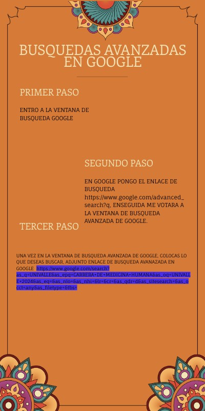 BUSQUEDA AVANZADA EN GOOGLE | Genially