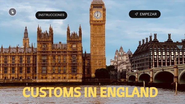 CUSTOMS IN ENGLAND | Genially