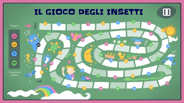 Gioco da Tavolo Insetti | Genially