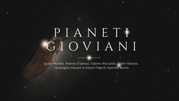 PIANETI GIOVIANI