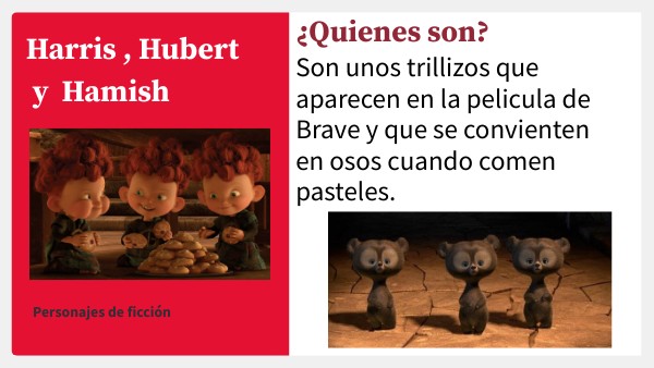 Presentacion Harry , Hubert y Hamish | Genially