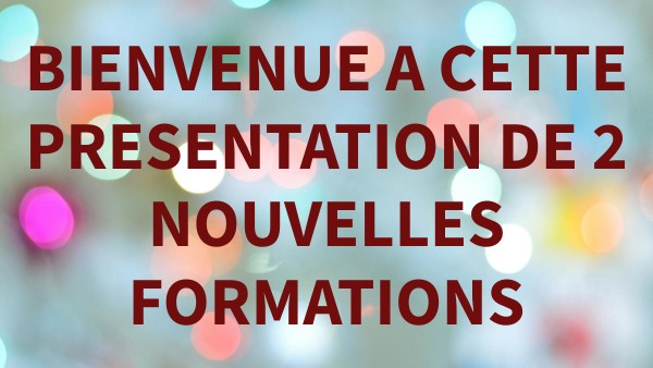 VIDEO PRESENTATION FORMATIONS