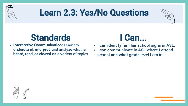 Learn 2.3 Landing Page