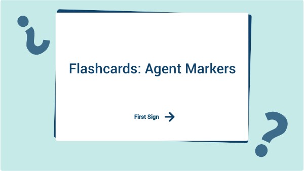Learn 2.4 Flashcards Agent Markers