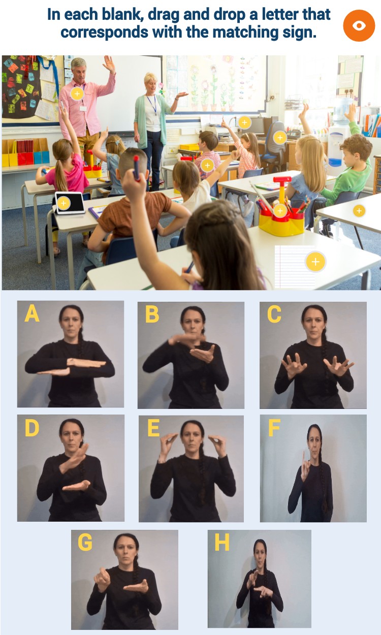 Learn 2.2: Classroom items image