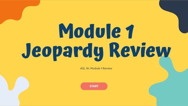 Module 1 Review Game Genially