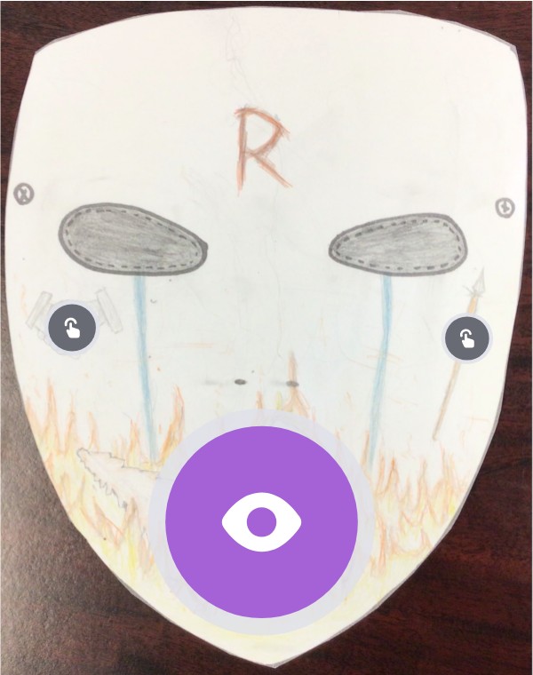 Lord of the Flies interactive mask.