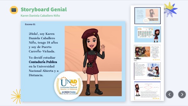 STORYBOARD KAREN CABALLERO NIVEL 4 | Genially