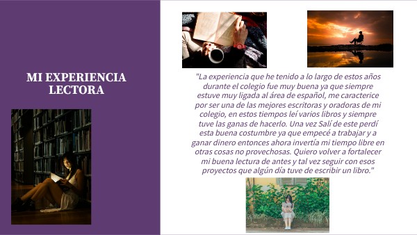 EXPERIENCIA LECTORA | Genially