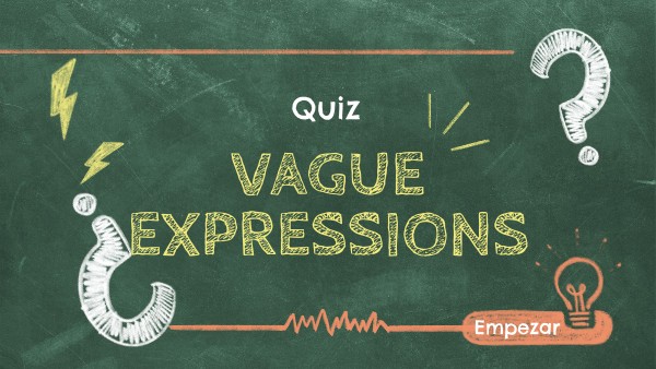 Vague expressions animated task | Genially