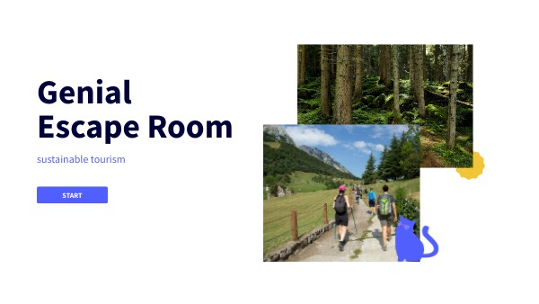 SUSTAINABLE TOURISM ESCAPE ROOM | Genially