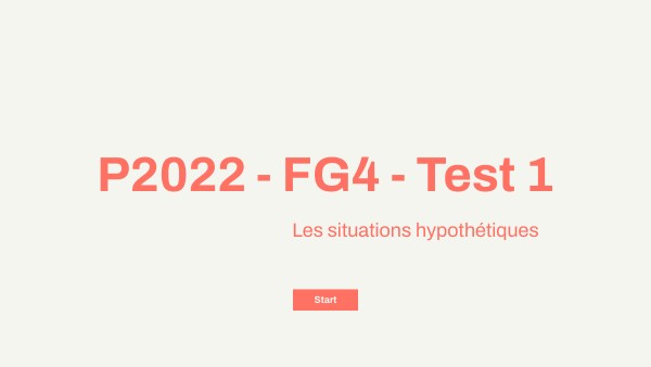 FG4 - Test 1 | Genially