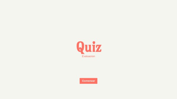 Quiz minimal