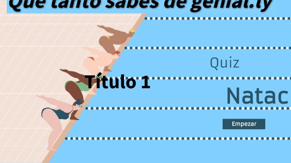 QU NATACIÓN | Genially
