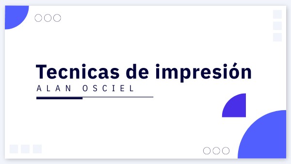 Tecnicas de impresión | Genially