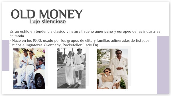 OLD MONEY FERNANDA MIÑO | Genially