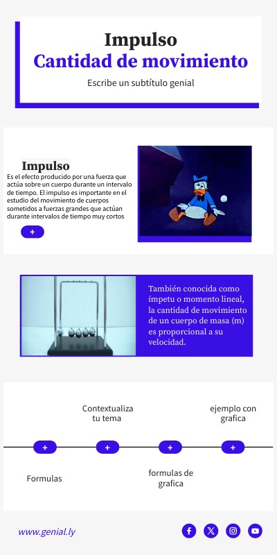 Impulso y relacion de movimiento | Genially