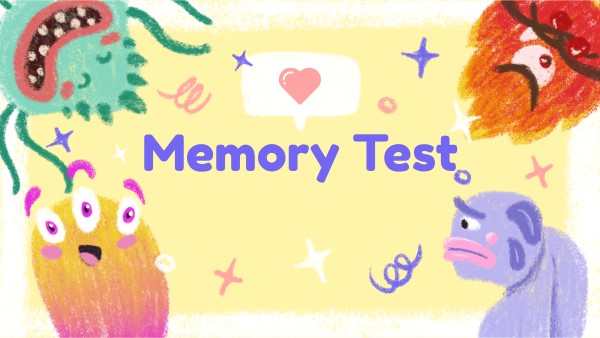 Memory Test of Phonics 1 words | Genially