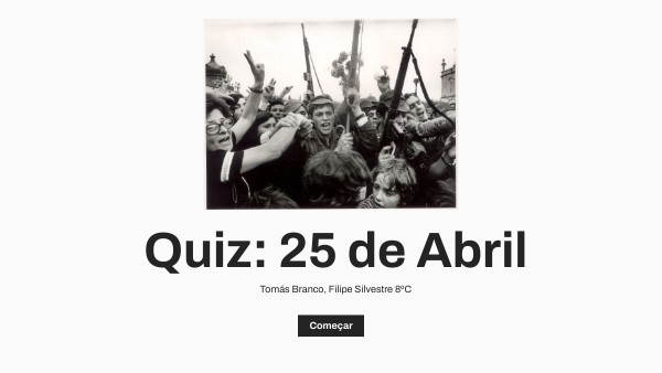 Quiz 25 de Abril | Genially