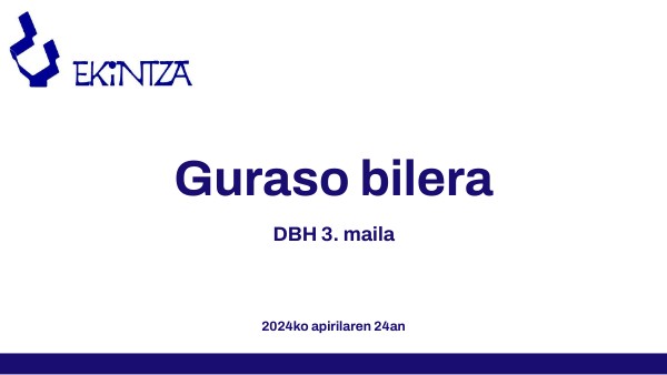 DBH3 Guraso bilera 2023/24