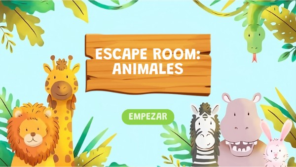 ESCAPE ROOM: ANIMALES | Genially