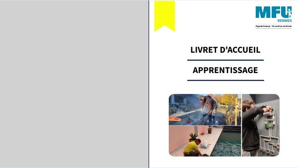 Livret d'accueil apprentissage | Genially