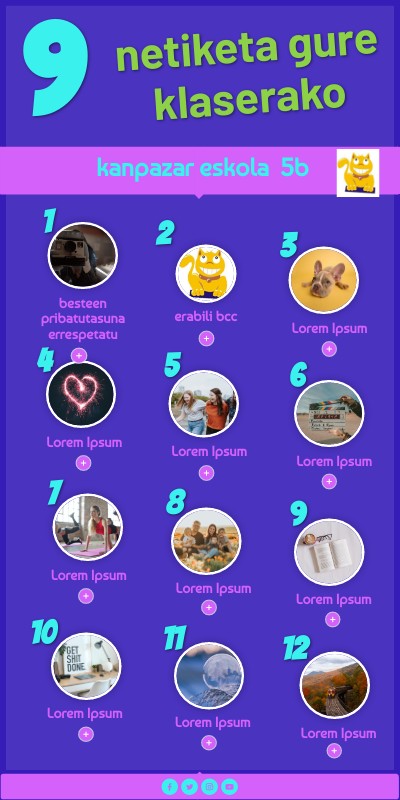 9 netiketak | Genially