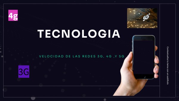 redes 3g,4g y 5g | Genially