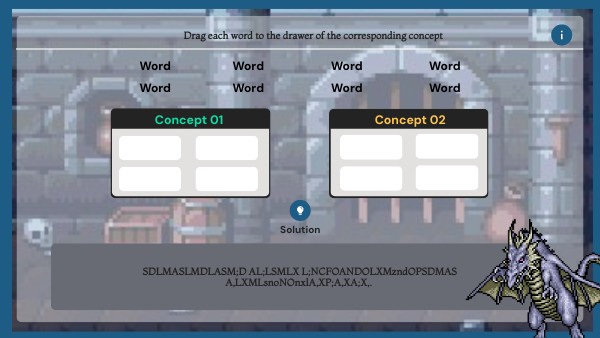 Corporate concepts game | Genially