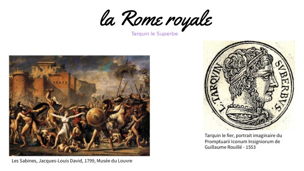 La Rome royale