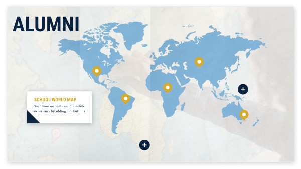 School world map | Genially