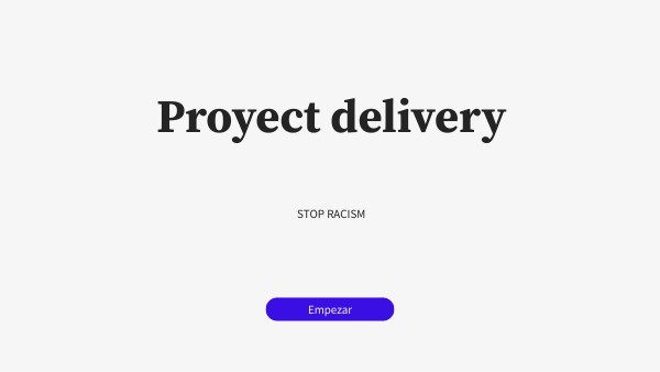 Presentación interactiva stop racism | Genially