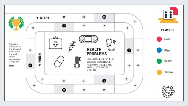 Health Issues Board Game | Genially