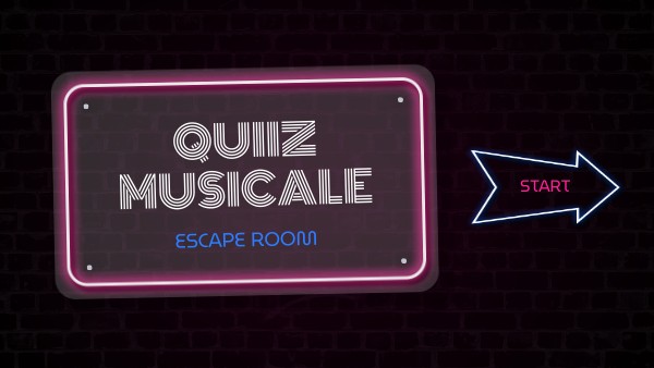 QUIZ MUSICALE ESCAPE | Genially