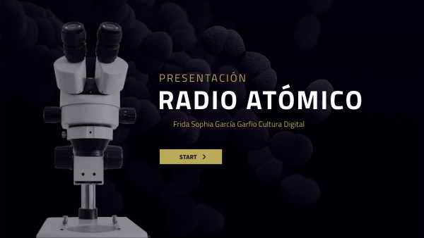 Presentación de radio atómico | Genially