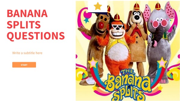 The banana split’s questions | Genially