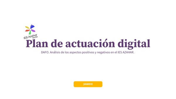 DAFO. Plan actuación Digital | Genially