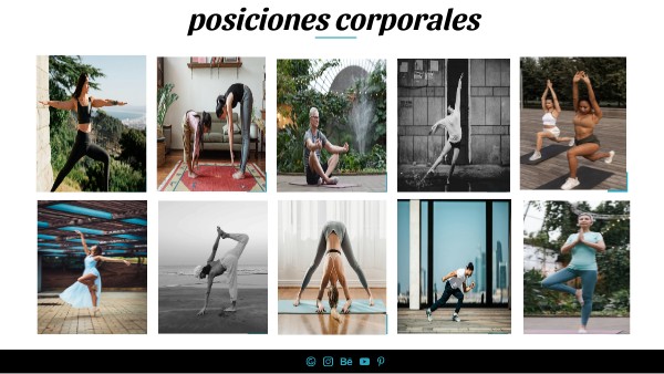 Posiciones corporales | Genially