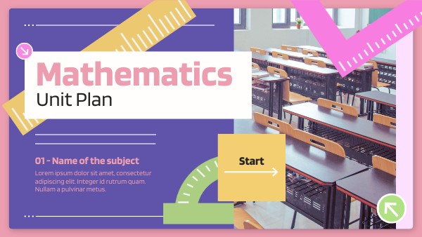 MATHEMATICS UNIT PLAN | Genially