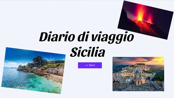 diario di viaggio in sicilia | Genially