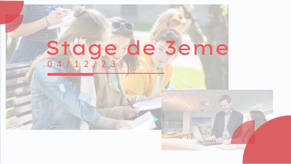 Oral de Stage 3eme