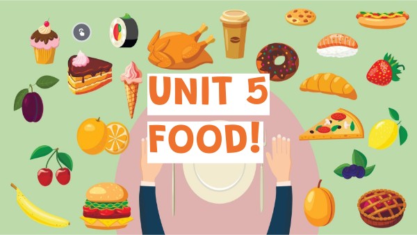 UNIT 5. FOOD! 3ºA | Genially