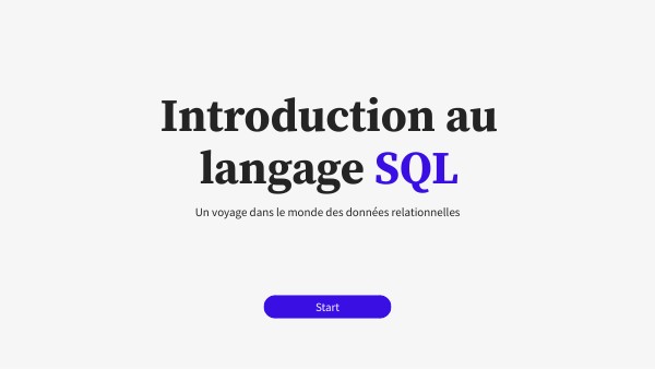 Cours SQL