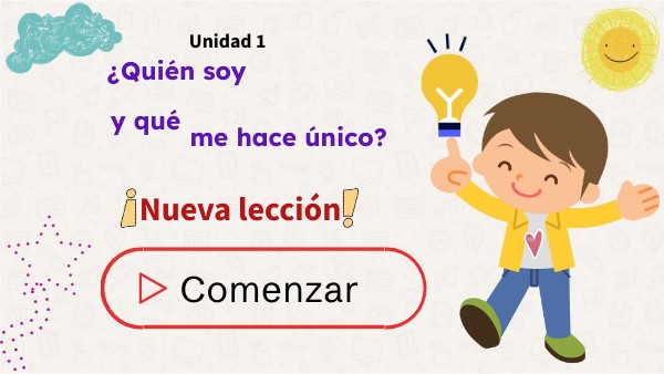 Lección Interactiva-¿Quién soy y qué me hace único? | Genially