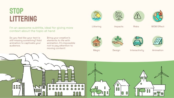 Stop Littering | Infographic | Genially